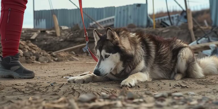 Rescuers Stunned by Heartbreaking Discovery of Pregnant Husky at ...