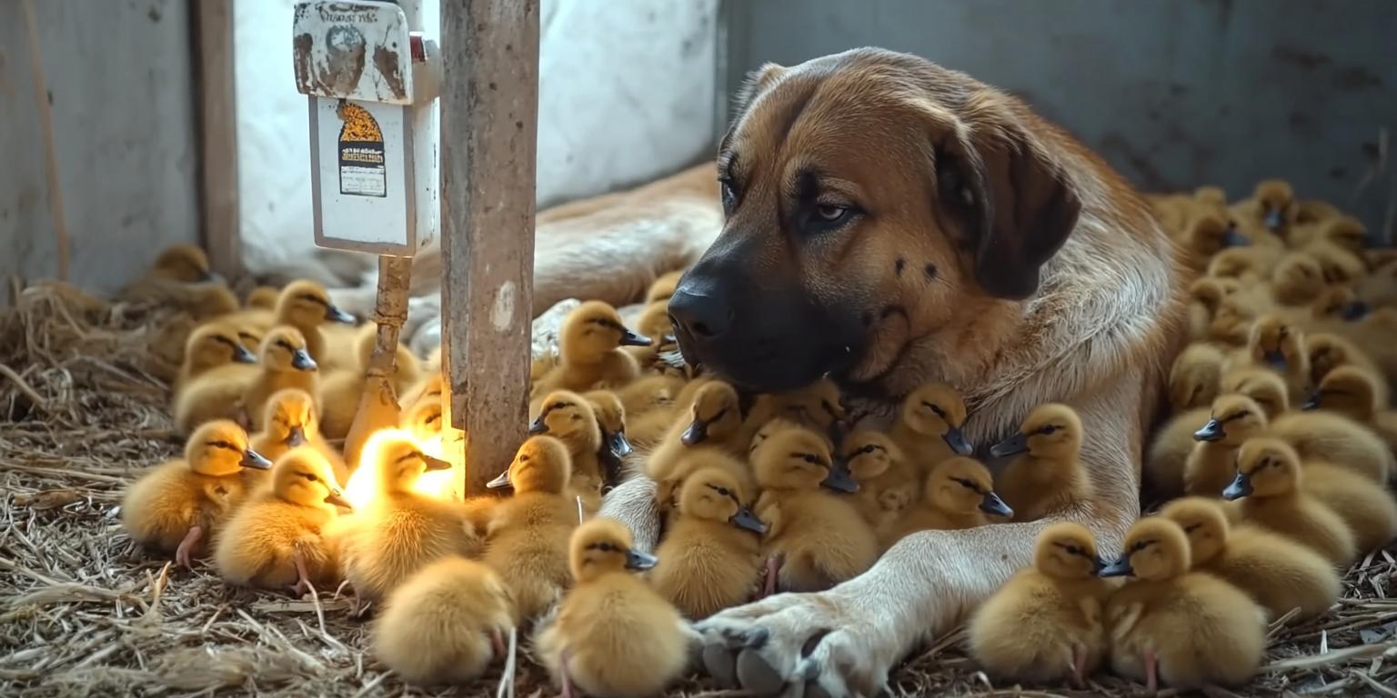 Giant Dog's Unbelievable Bond with Hundreds of Ducklings—You Won't ...