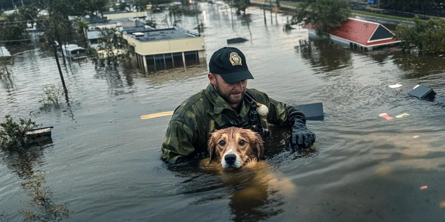 The Unbreakable Bond: A Dog's Grateful Gaze Captures Hearts in Florida ...